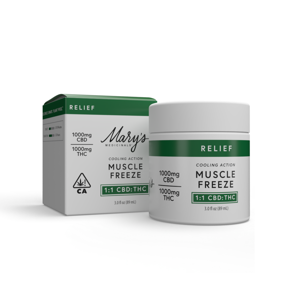 Relief Muscle Freeze (1:1 CBD:THC) - Mary's Medicinals