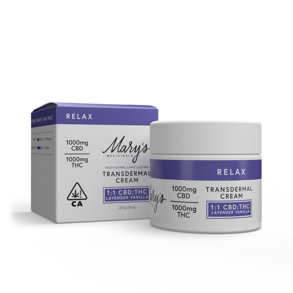 Relax Cream – Lavender Vanilla - Mary's Medicinals